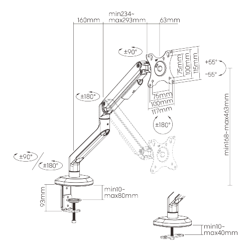 ELEMENTAL GAMING MONITOR ARM – NCP Group